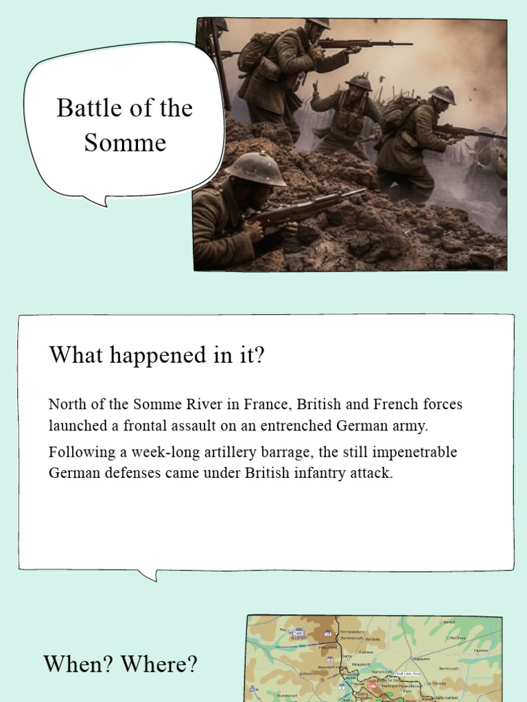 Battle of The Somme | PDF