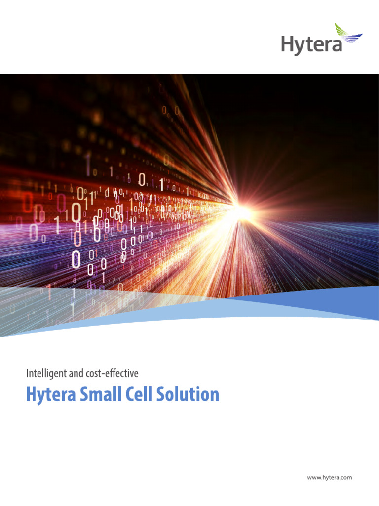 Hytera Small Cell Solution Brochure | PDF