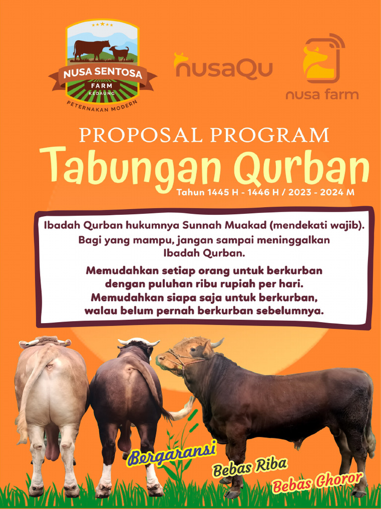 Proposal Tabungan Qurban NusaQu 2024-1 | PDF