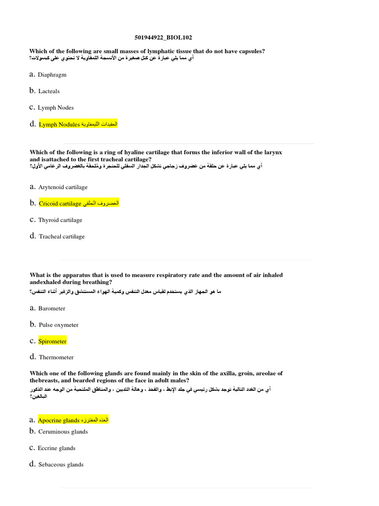 BIOL102 مترجم | PDF