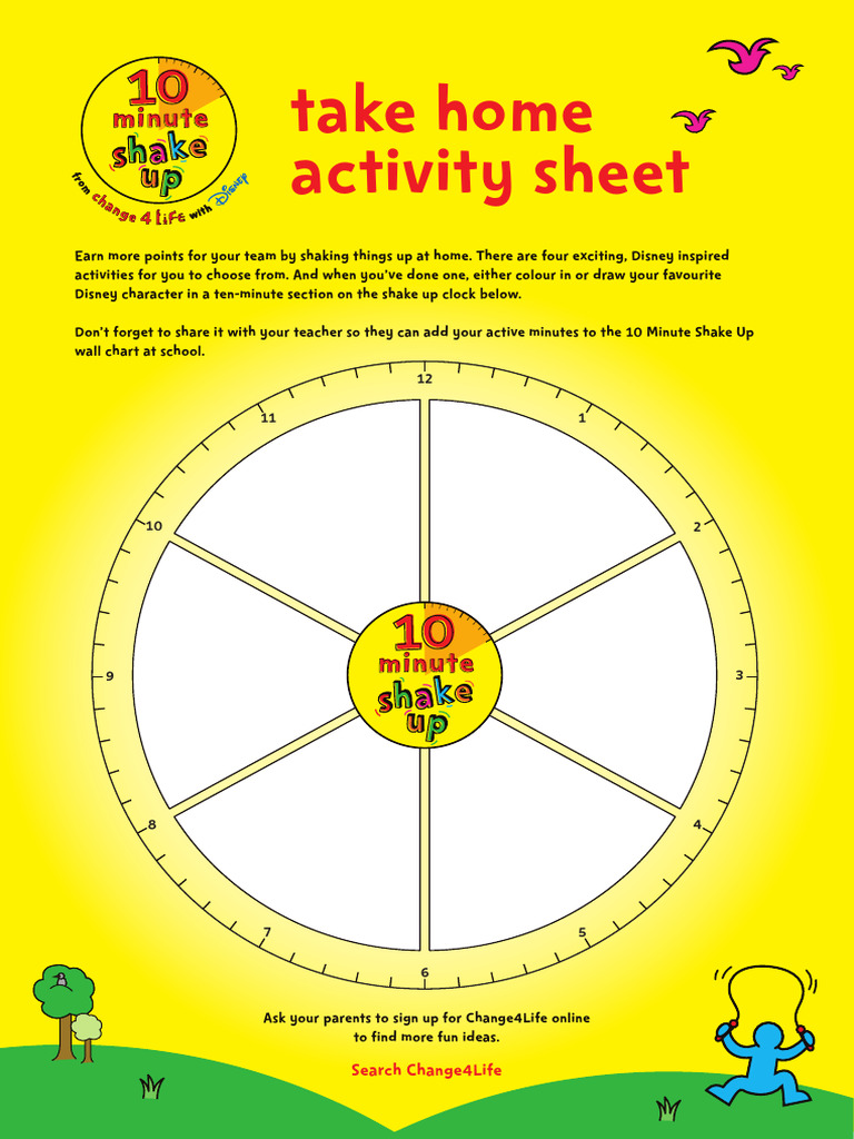 10 Minute Shake Up 2015 Activity Sheet | PDF