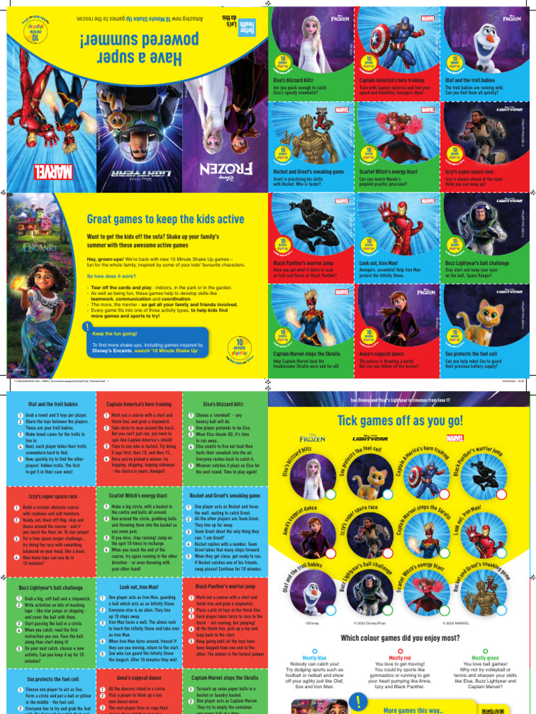 2022 Shake Up Games Pack | PDF