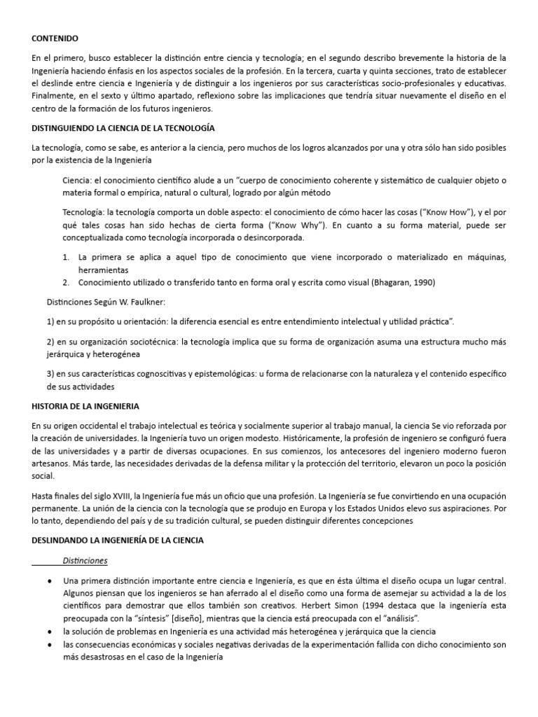 Ciencia, Tecnologia e Ingenieria | PDF | Ingeniería | Conocimiento