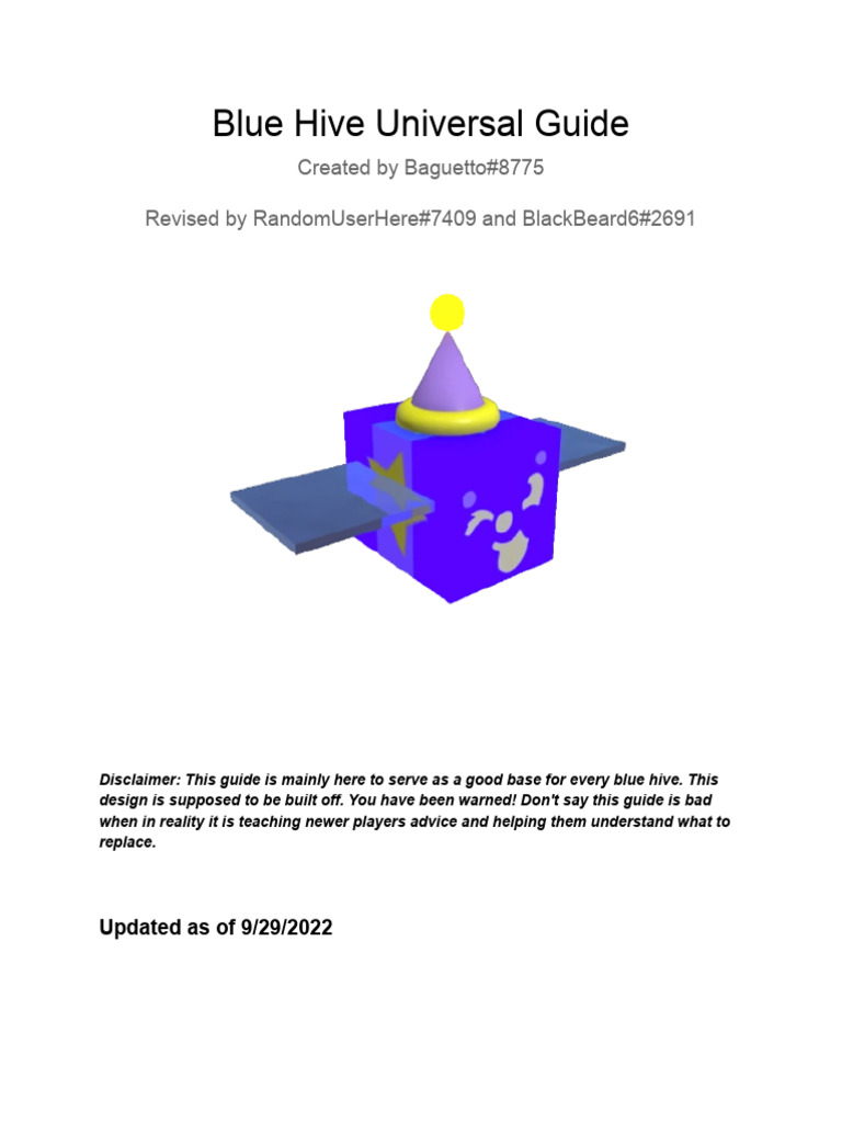 Blue Hive Guide For All v1.0 | PDF | Beehive | Honey