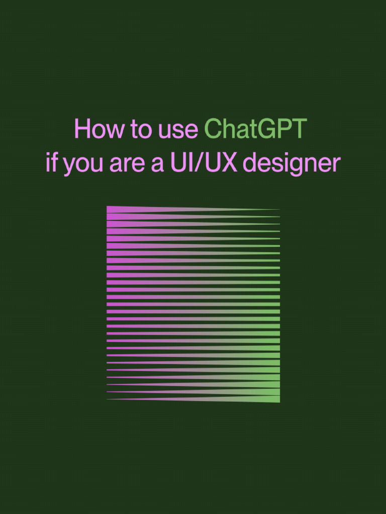 ChatGPT For UX - UI Designers | PDF