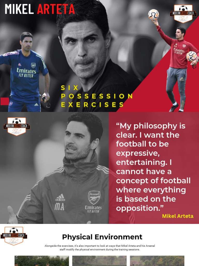 Mikel Arteta Possession Exercises | PDF | Sports