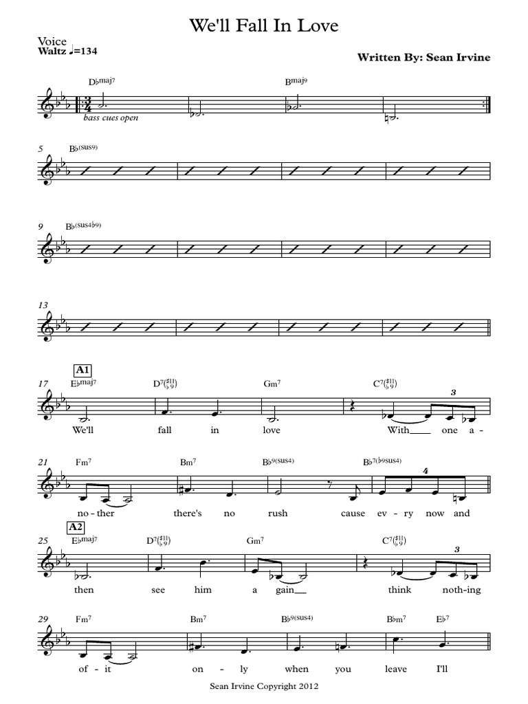 We'Ll Fall in Love - Sextet - Voice | PDF