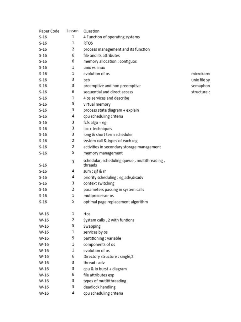 Osy Papers Pdf Scheduling Computing Operating System 