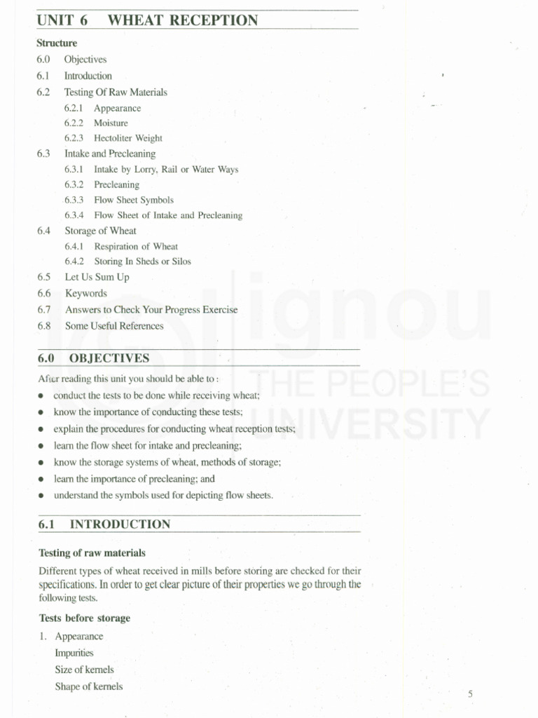 Wheat Reception and Testing Procedures | PDF | Wheat | Flour