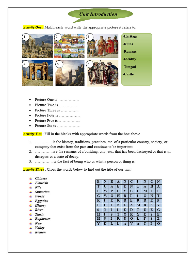 Unit Introduction With Listen and Consider | PDF | Civilization | Sumer