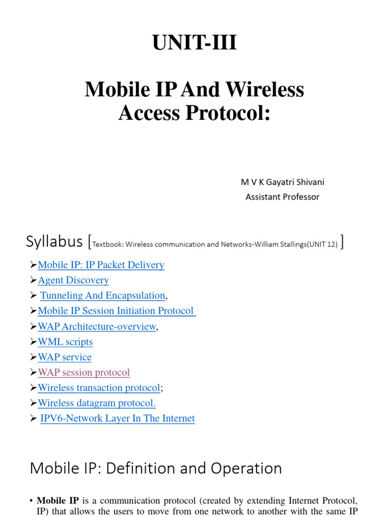 Unit Iii | PDF | I Pv6 | Internet Protocols