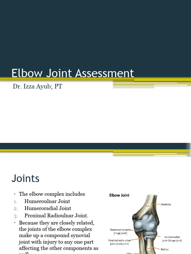 Elbow Assessment | PDF | Elbow | Anatomical Terms Of Motion