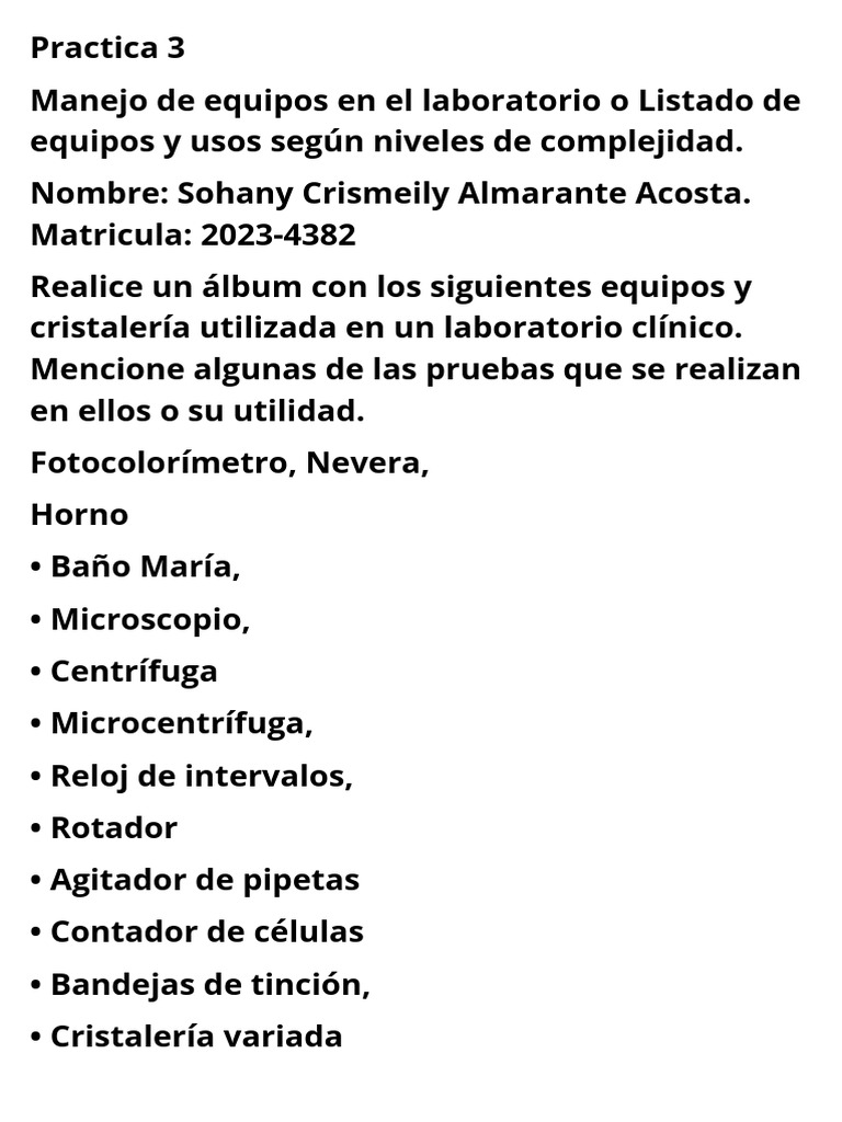 Practica 3 | PDF | Laboratorios | Elisa