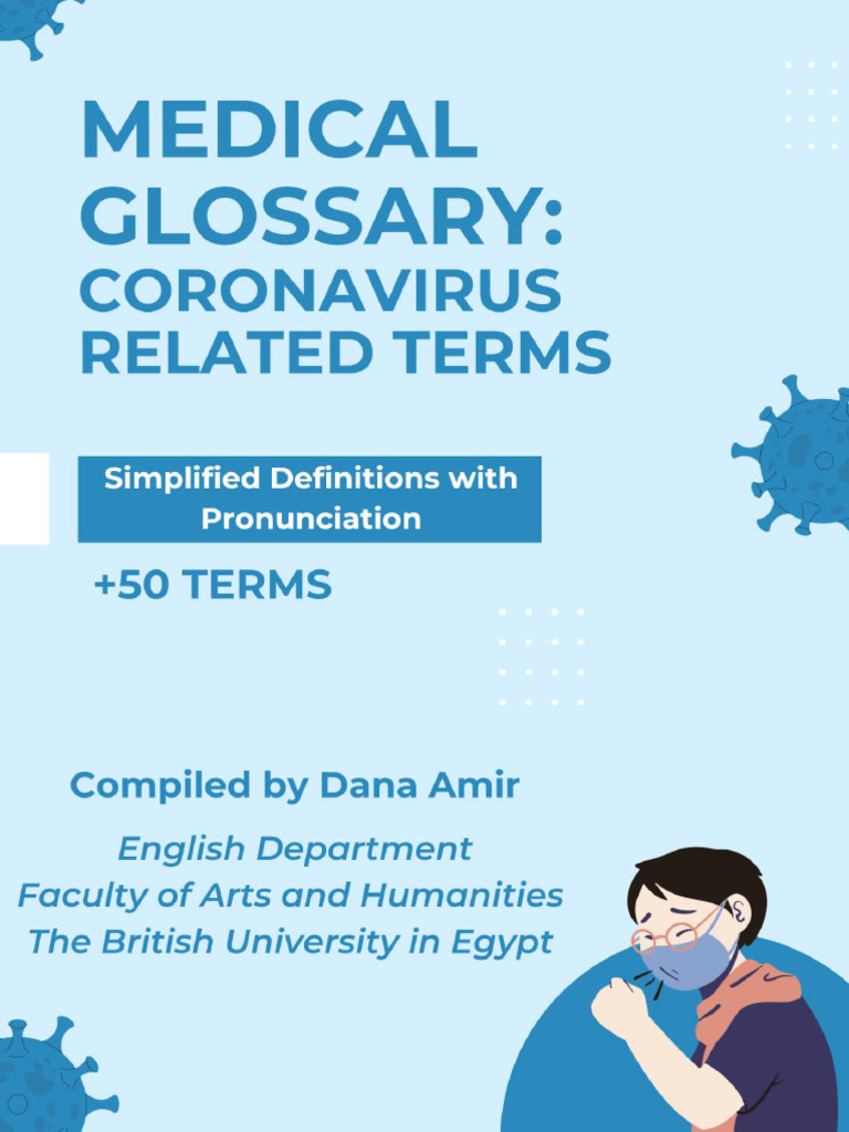 Medical Glossary: Coronavirus Related Terms | PDF | Infection ...