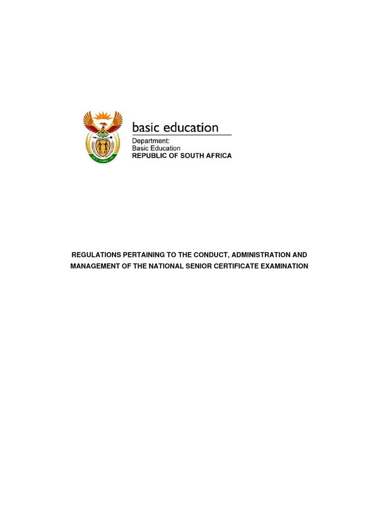 Reg Cond Admin Manage NSC | PDF | Curriculum | Teachers