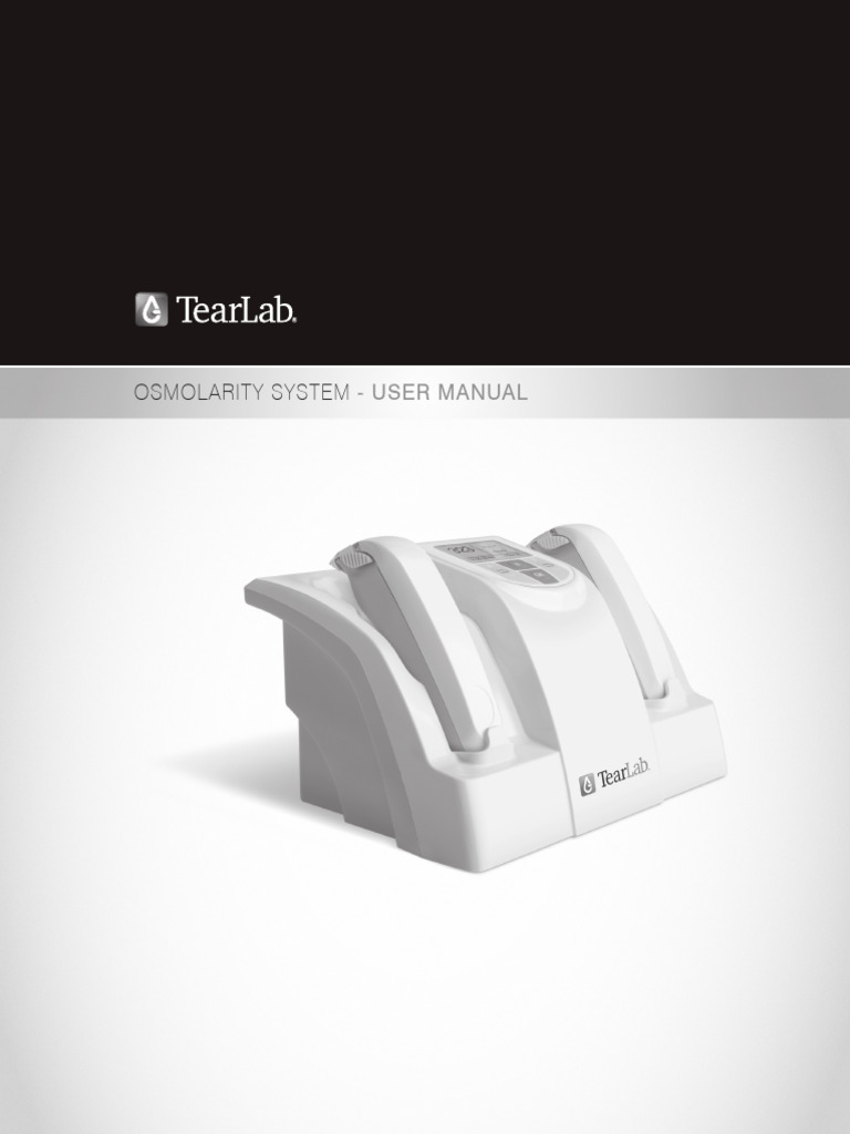 Rev G - TearLab Osmolarity System User Manual - English | PDF ...