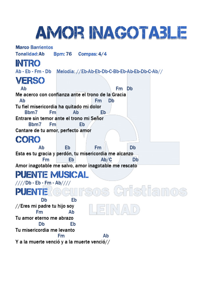 Amor Inagotable Ab | PDF