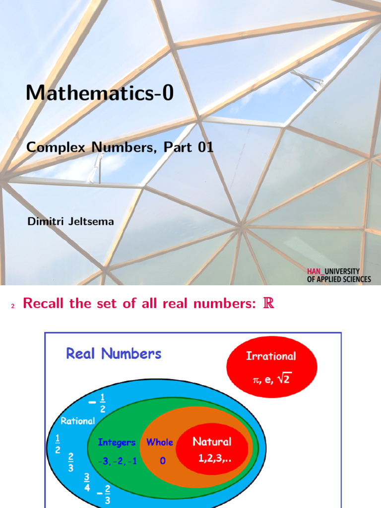 Math0 Complex Numbers 01 | PDF