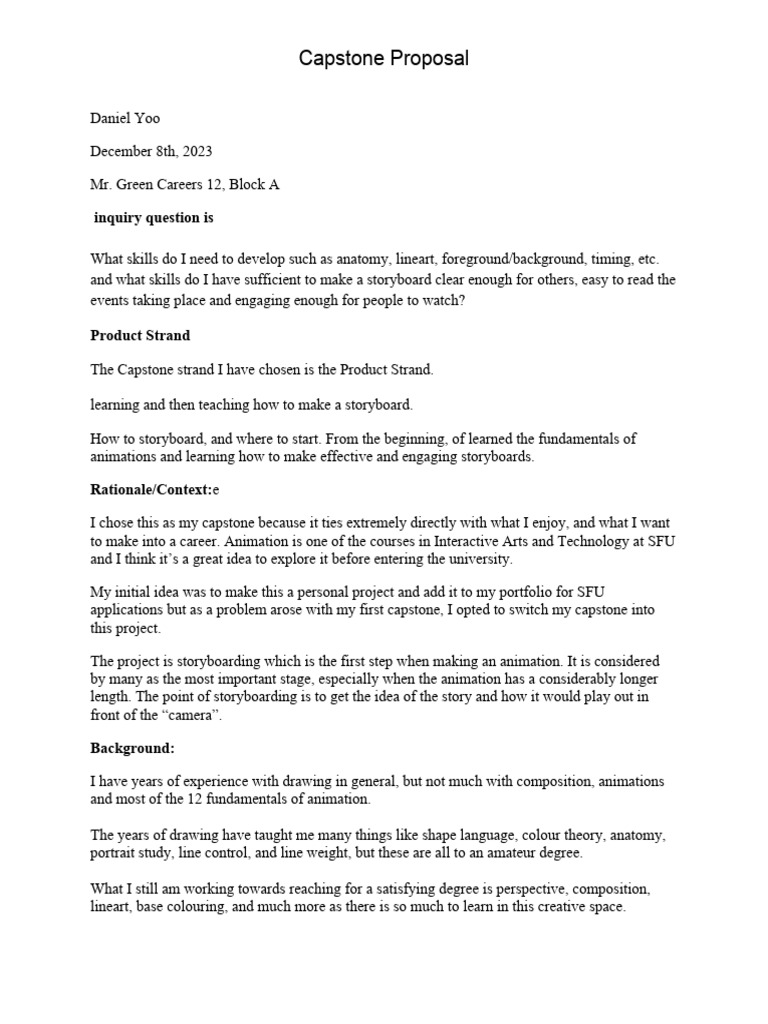 Good Copy Proposal | PDF | 3 D Computer Graphics | Animation