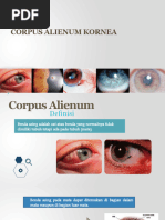 Panduan Corpus Alienum Kornea | PDF