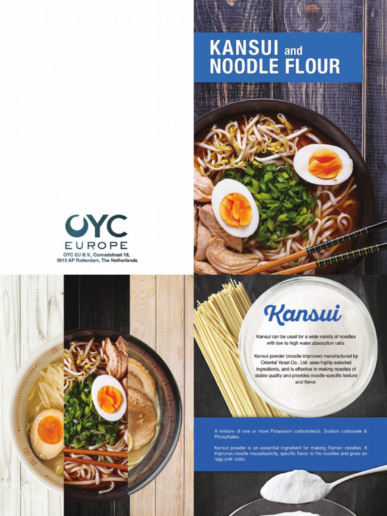 Kansui and Noodle Flour | PDF