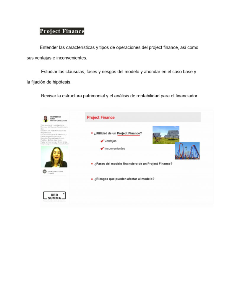 Project Finance | PDF | Economias