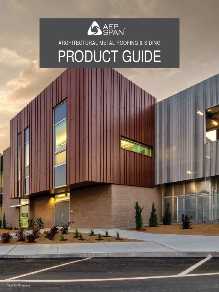 BR100 AEPSpanProductsBrochure | PDF | Roof | Sheet Metal