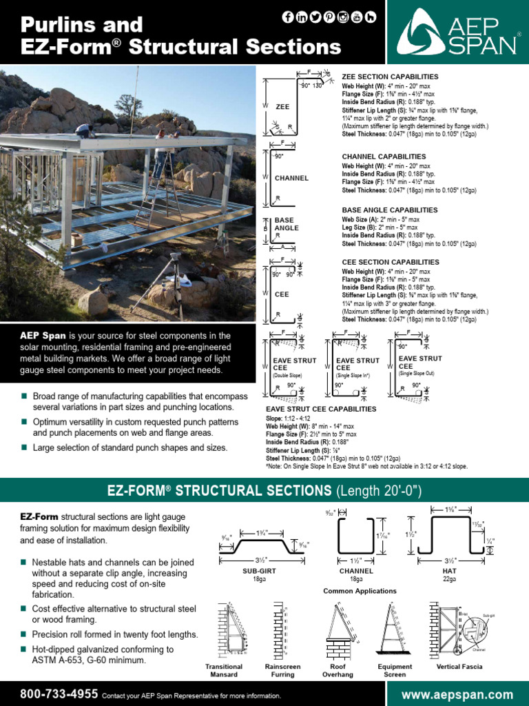 PS201 Structural-Sections | PDF | Sheet Metal | Mechanical Engineering