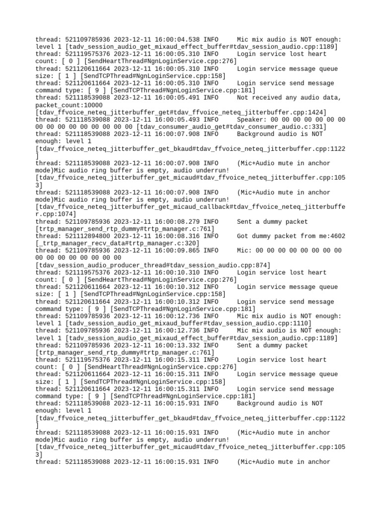 Ffrtc Log Pdf Information And Communications Technology Data Transmission 4746
