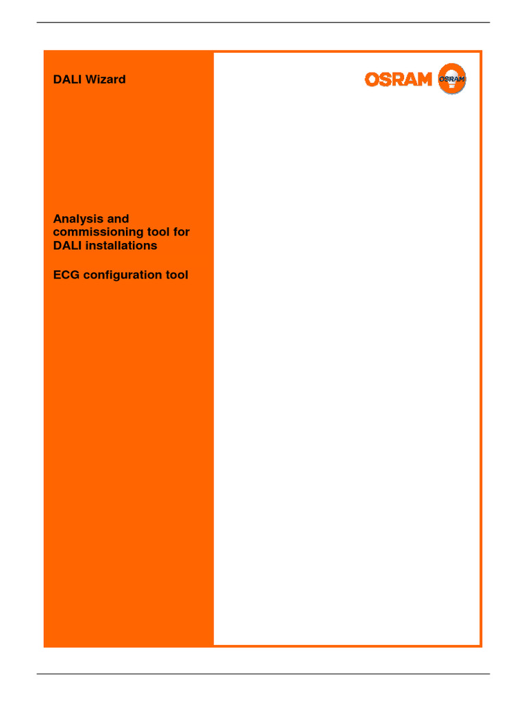 OSRAM DALI Wizard Software Guide | PDF | Microsoft Windows | Menu ...
