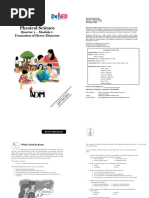 Q3 G11 Physical Science Module 1 | PDF | Stars | Star Formation