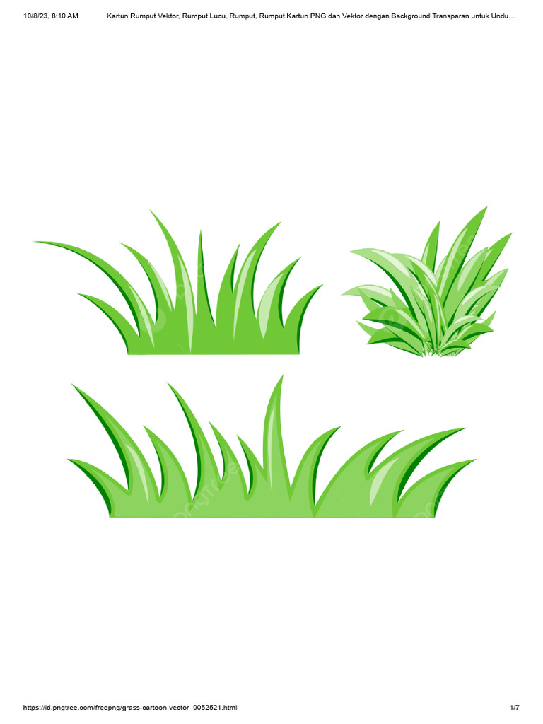 Kartun Rumput Vektor, Rumput Lucu, Rumput, Rumput Kartun PNG Dan Vektor ...