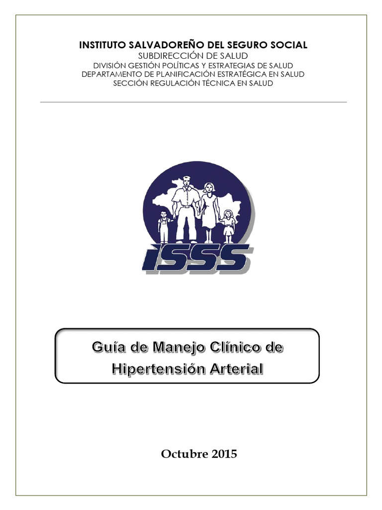 Guia De Manejo Clínico De La Hipertensión Arterial Pdf Hipertensión