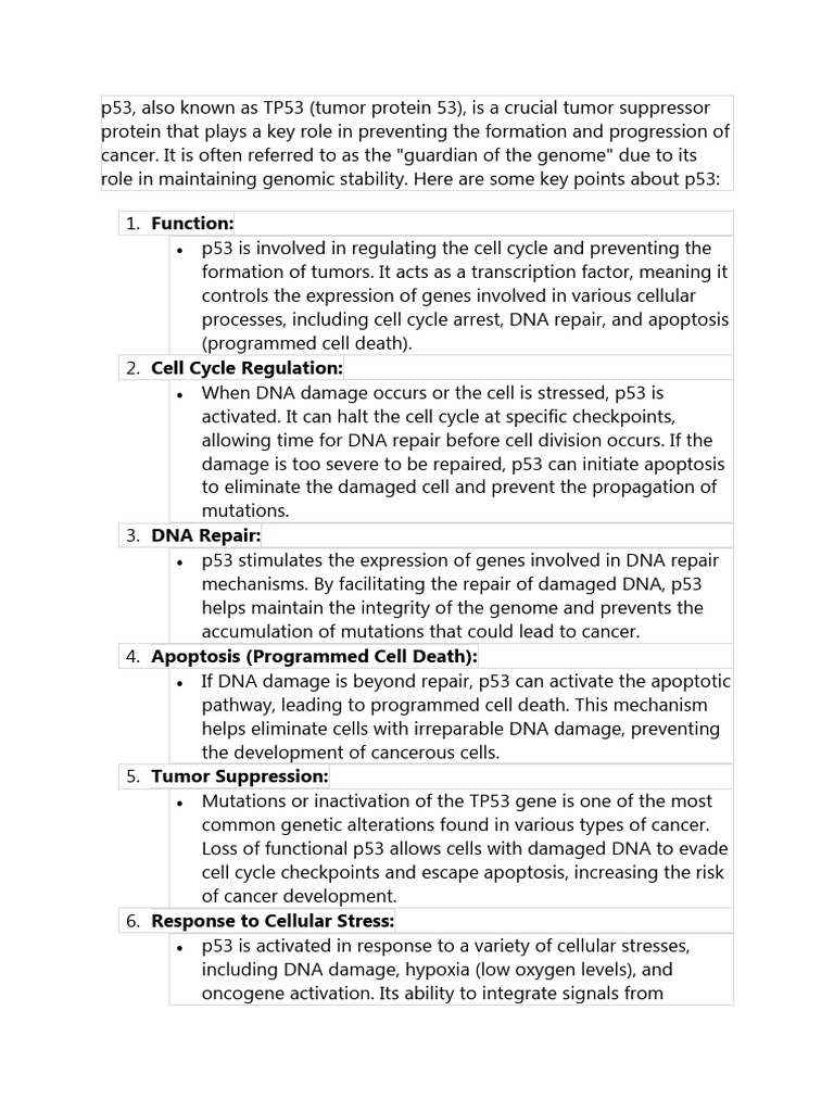 P 53 | PDF | P53 | Dna Repair