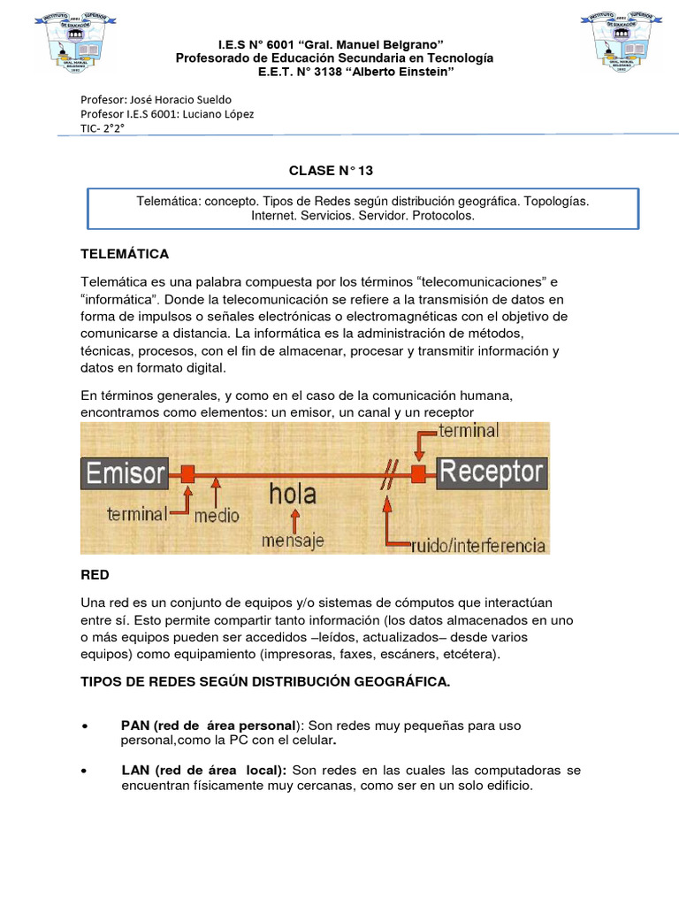 Clase13 2 EET | PDF | Red de computadoras | Internet