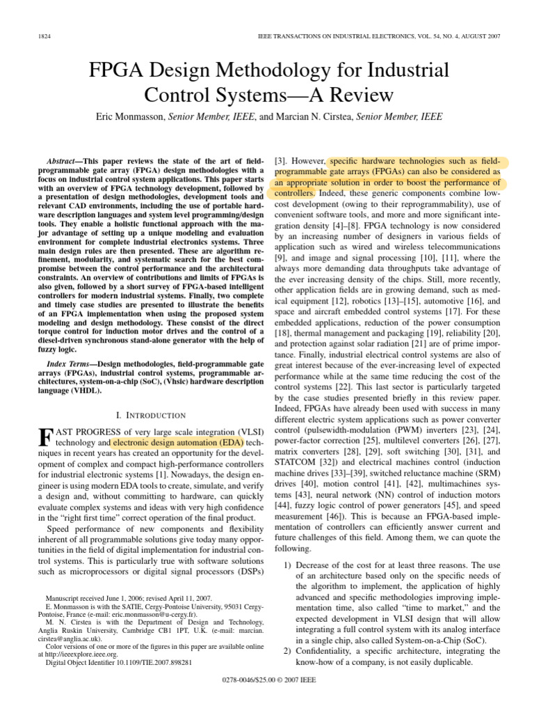 FPGA | Download Free PDF | Field Programmable Gate Array | Hardware Description Language