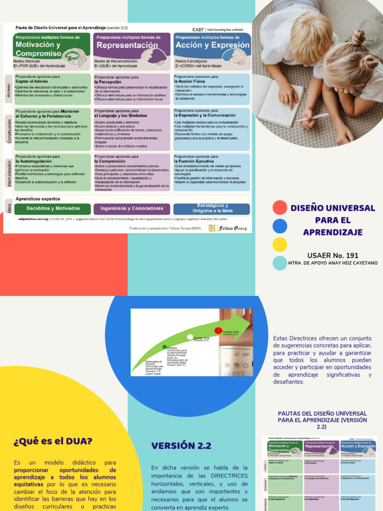 Triptico Diseño Universal para El Aprendizaje | PDF