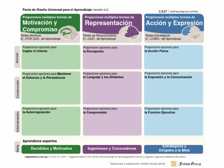 Guía de Diseño Universal para el Aprendizaje | PDF
