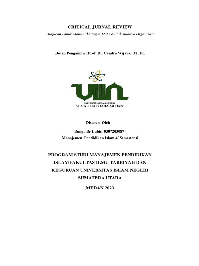 CJR - Budaya Organisasi | PDF