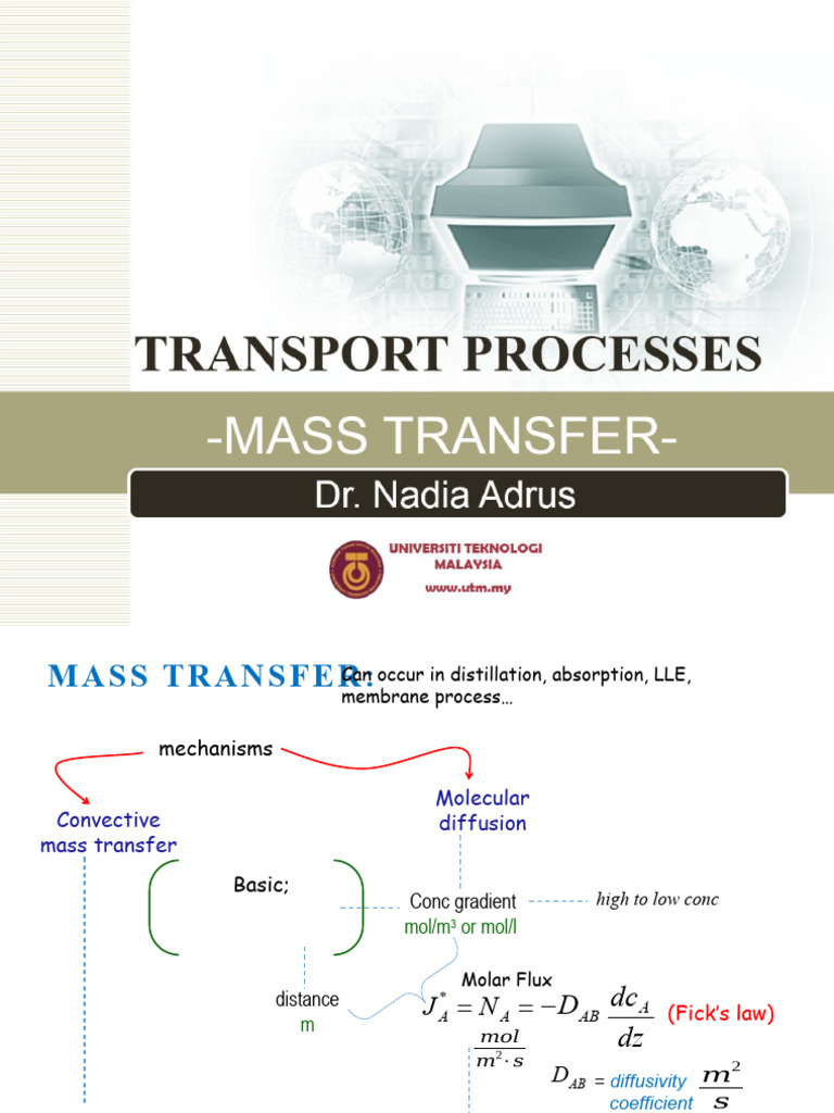 05 - MassTransfer Video | PDF | Evaporation | Diffusion