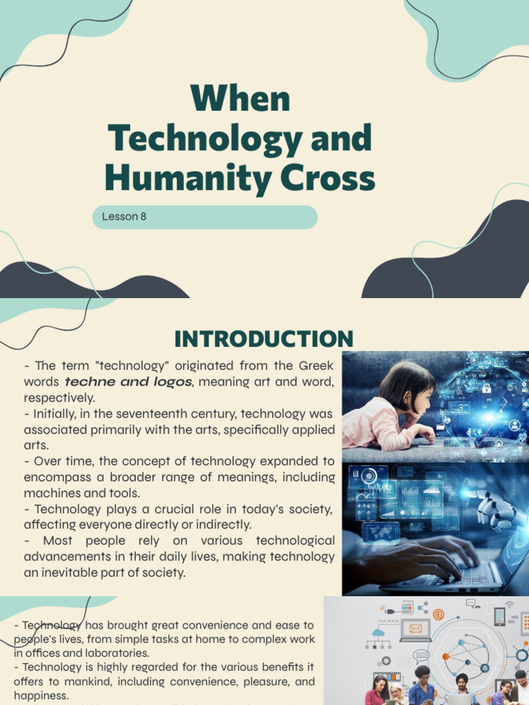 STS Topic 8 When Technology and Humanity Cross | PDF | Robot | Robotics