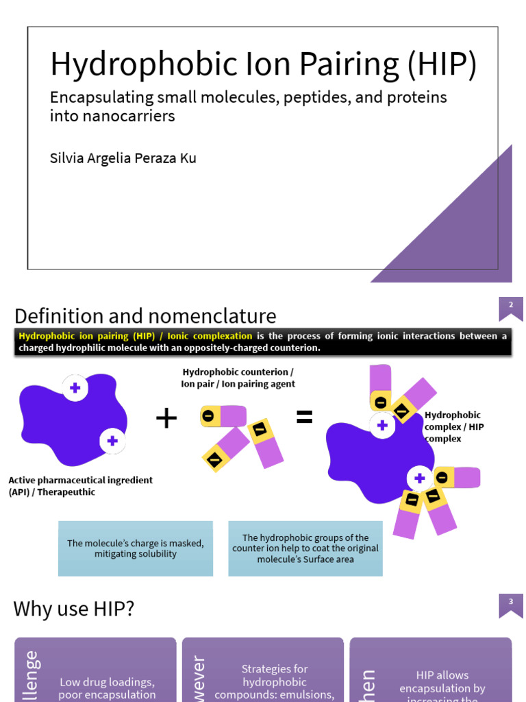 Hydrophobic Ion Pairing | PDF | Solubility | Solvation