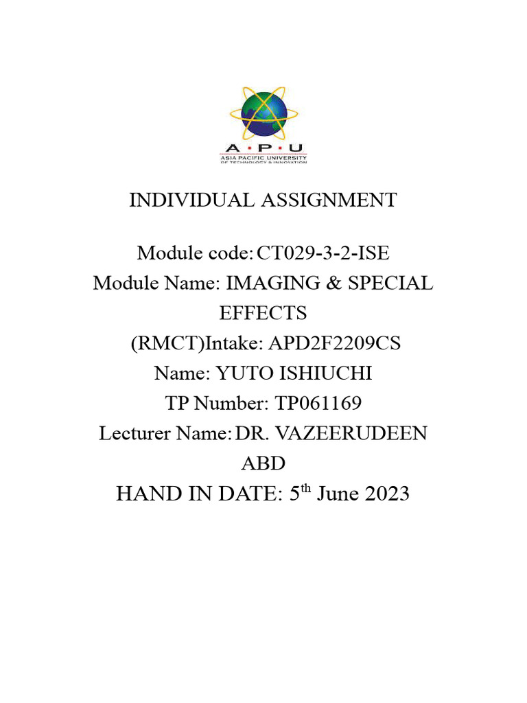Individual Assignment | PDF | Thread (Computing) | Computer Architecture