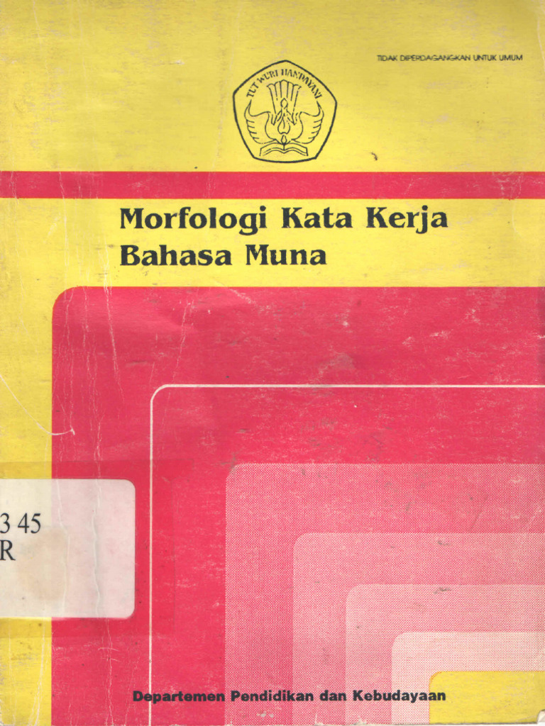 Morfologi Kata Kerja Bahasa Muna 125 | PDF
