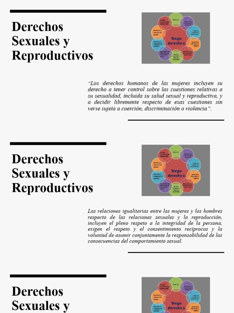 Derechos Sexuales Y Reproductivos Pdf Derechos Reproductivos La