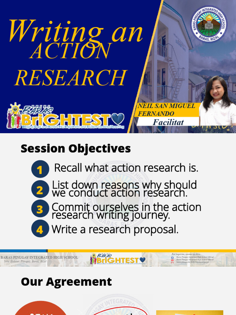 Writing An Action Research | PDF | Teachers | Quantitative Research