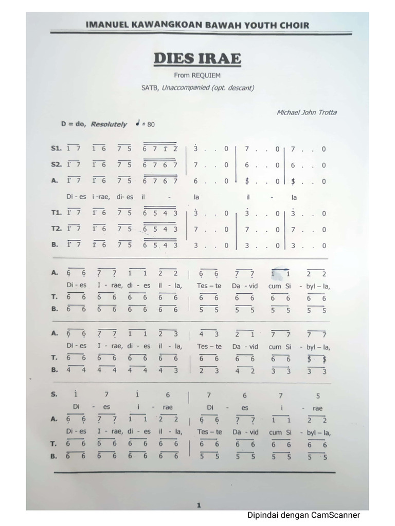 Dies Irae Kabah Youth | PDF