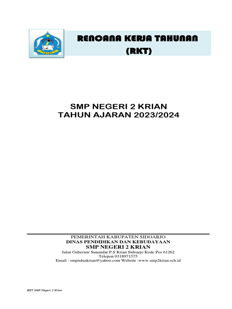 RKT-SMP-2 Krian-2023 | PDF | Bisnis