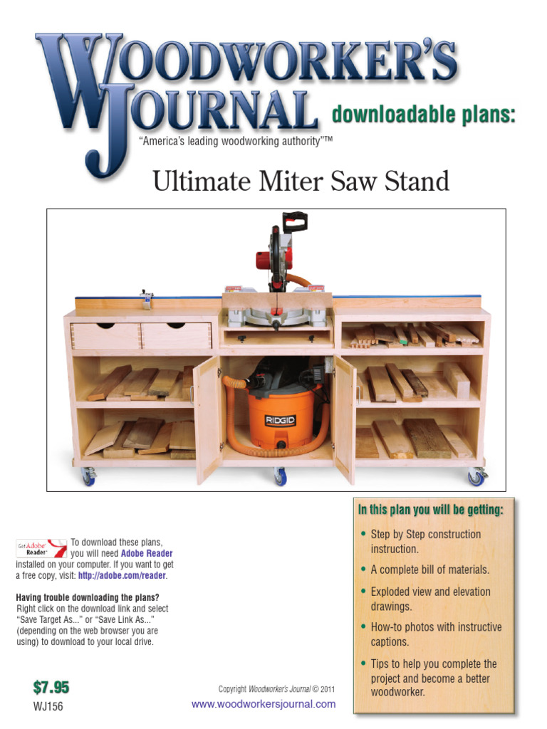 Ultimate Miter Stand | Download Free PDF | Screw | Cabinetry