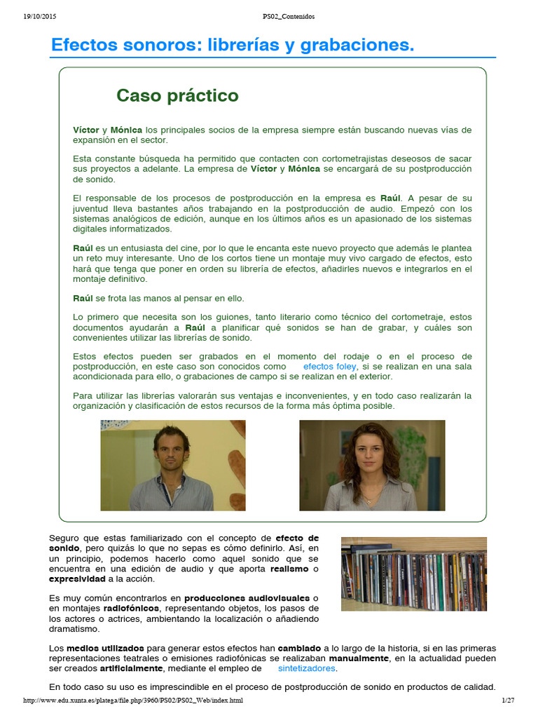 PS02 Contenidos | PDF | Sintetizador | Micrófono